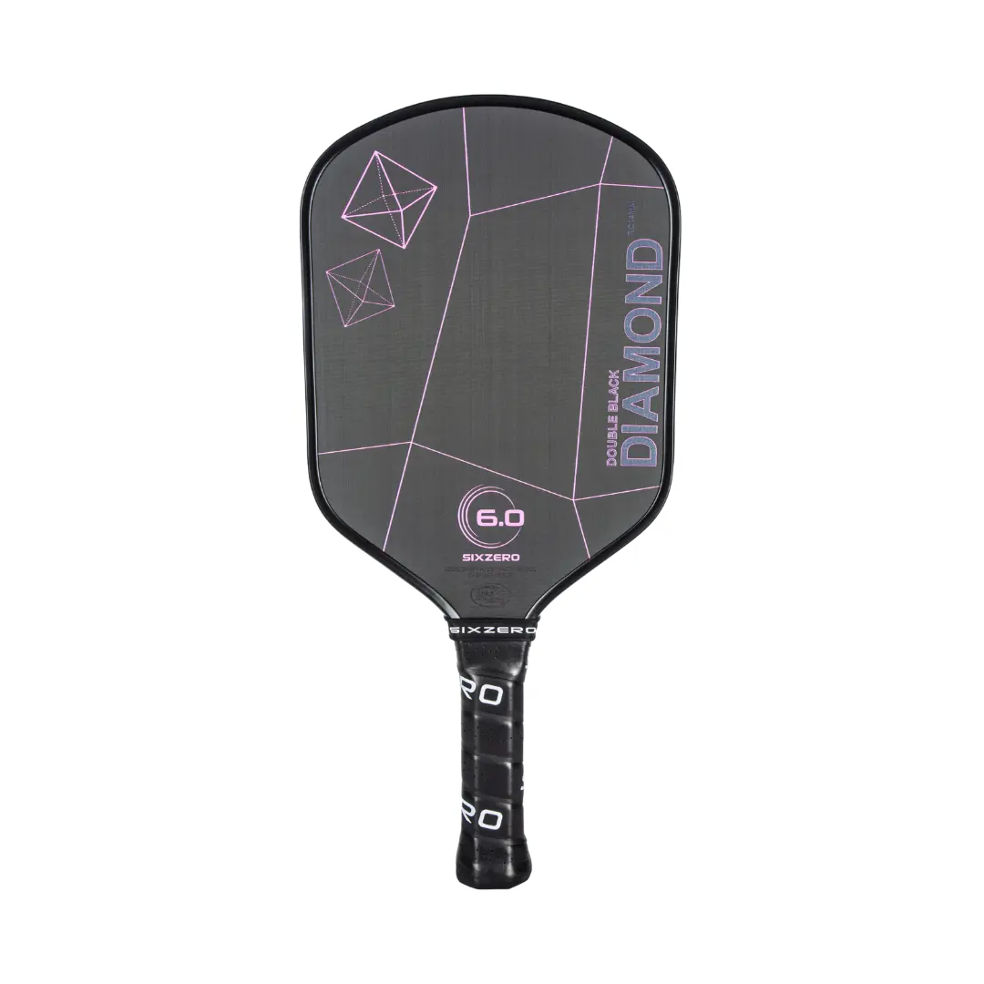 Six Zero Double Black Diamond Control 16mm Pickleball Paddle ...