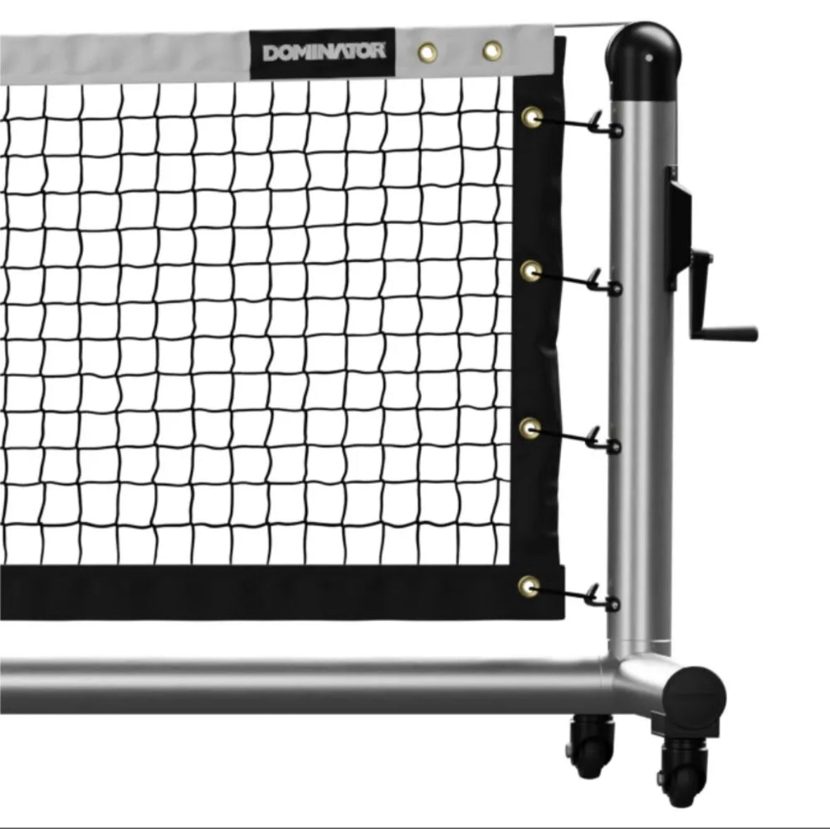 Dominator PRO ROLLING PORTABLE PICKLEBALL NET — Heavy Duty Aluminum ...
