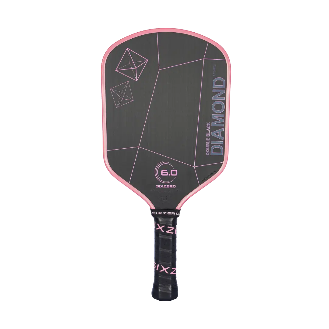 Six Zero Double Black Diamond Control 14mm Pickleball Paddle ...