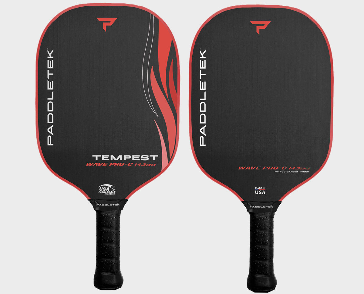 Paddletek Tempest Wave Pro-C 14.3 Pickleball Paddle – Pickleball ...